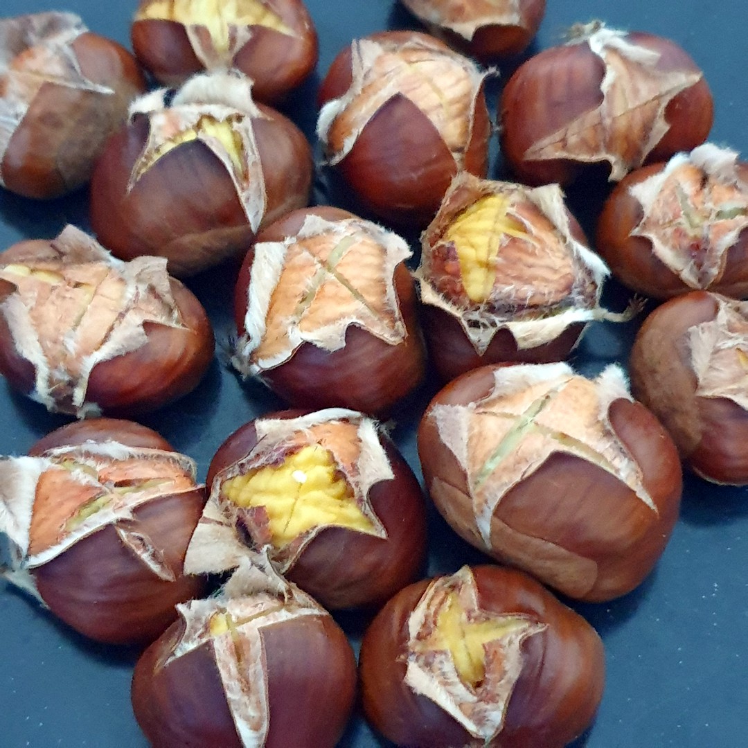 Châtaignes au four – Ouest Délices, blog culinaire